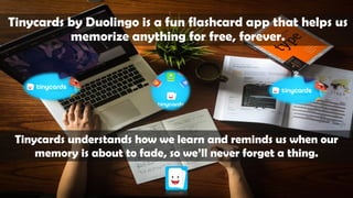 Tinycards - Learn anything with fun flashcards - Thiyagu | PPT