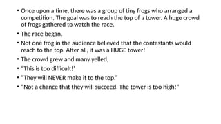 group of tiny frogs and competition.pptx