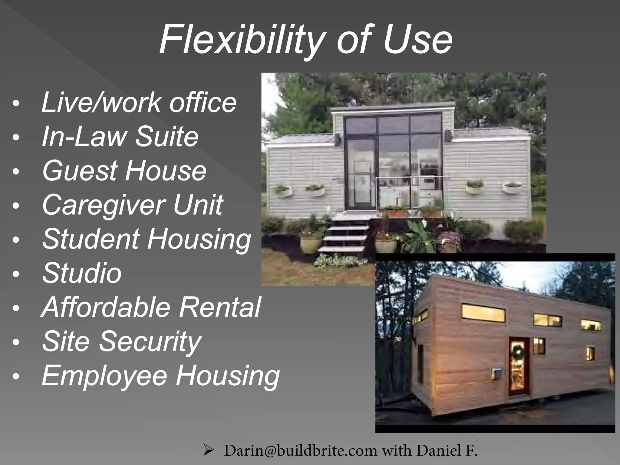 Tiny houses & Missing Middle Housing presentation | PDF