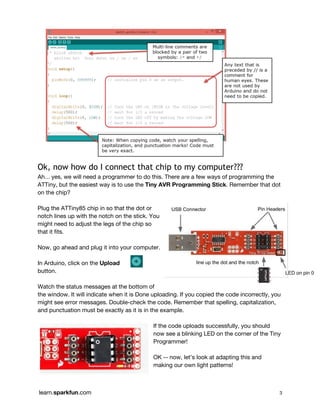 ATTiny Light Sculpture Project - Part I (Setup) | PDF