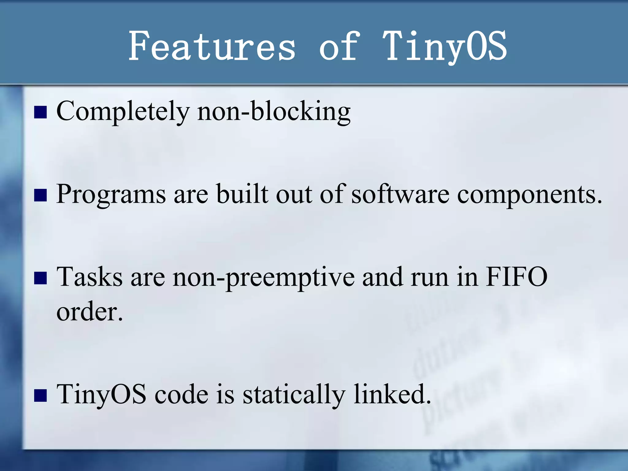 TinyOS | PPTX
