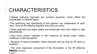 Infrared reflective pigments | PPTX