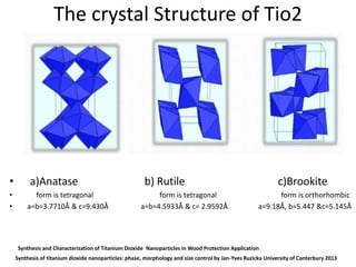 TiO2 Nanomaterial | PPTX