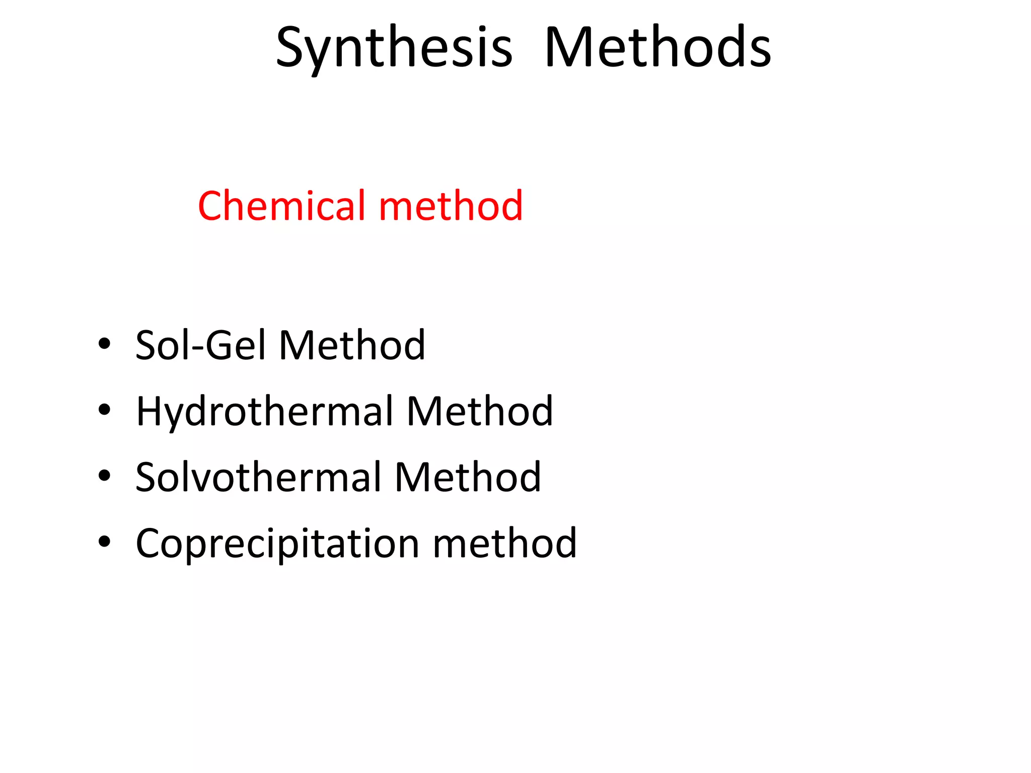 Synthesis of TiO2 | PPTX