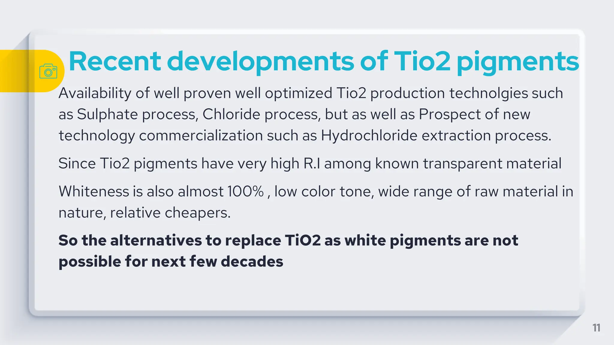 Titanium Dioxide (TiO2) Pigments Presentation | PPTX