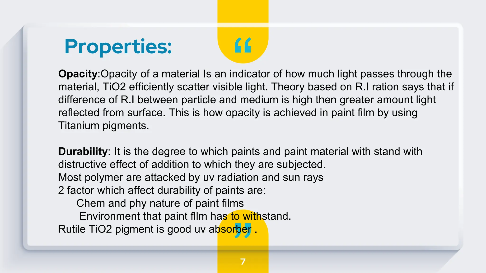 Titanium Dioxide (TiO2) Pigments Presentation | PPTX