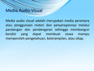 Jenis-Jenis Media Penyuluhan | PPTX