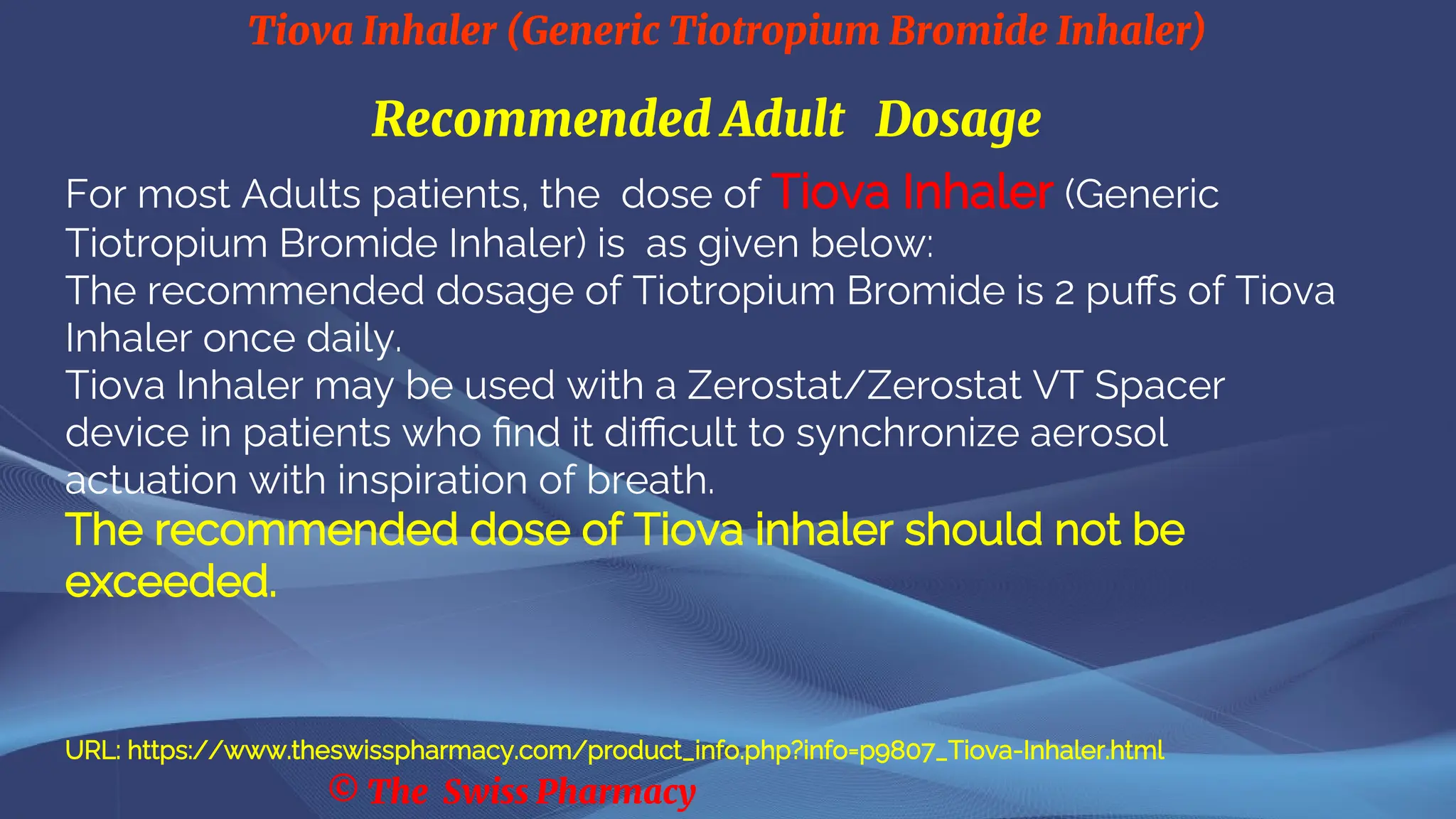 Tiova Inhaler (Generic Tiotropium Bromide Inhaler) | PPT