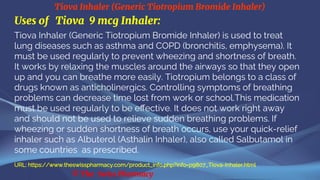 Tiova Inhaler (Generic Tiotropium Bromide Inhaler) | PPT