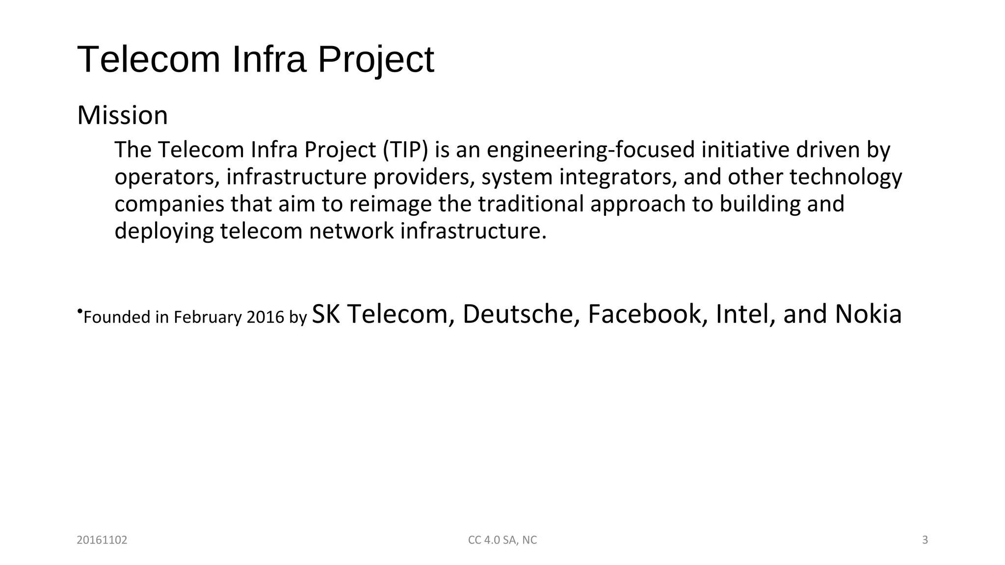 Telecom Infra Project study notes | PPT | Telecommunications Industry ...