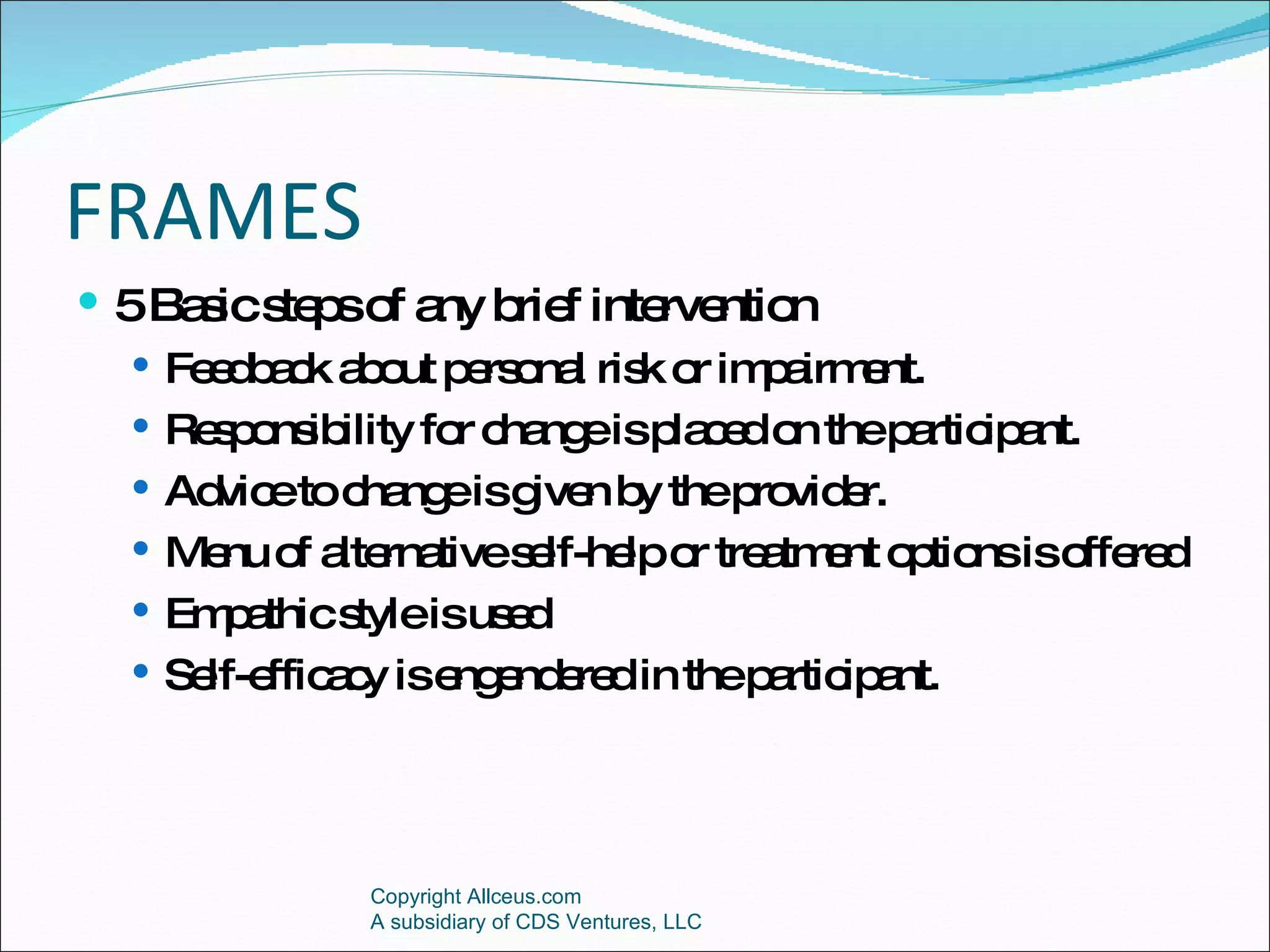 Tip 34: Brief Interventions in Addictions Counseling | PPT