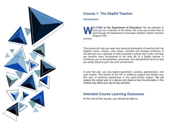 Teachers Induction Program -Course-1-with ANSWERS.docx | Professional ...