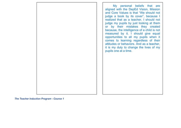 Teachers Induction Program -Course-1-with ANSWERS.docx | Professional ...