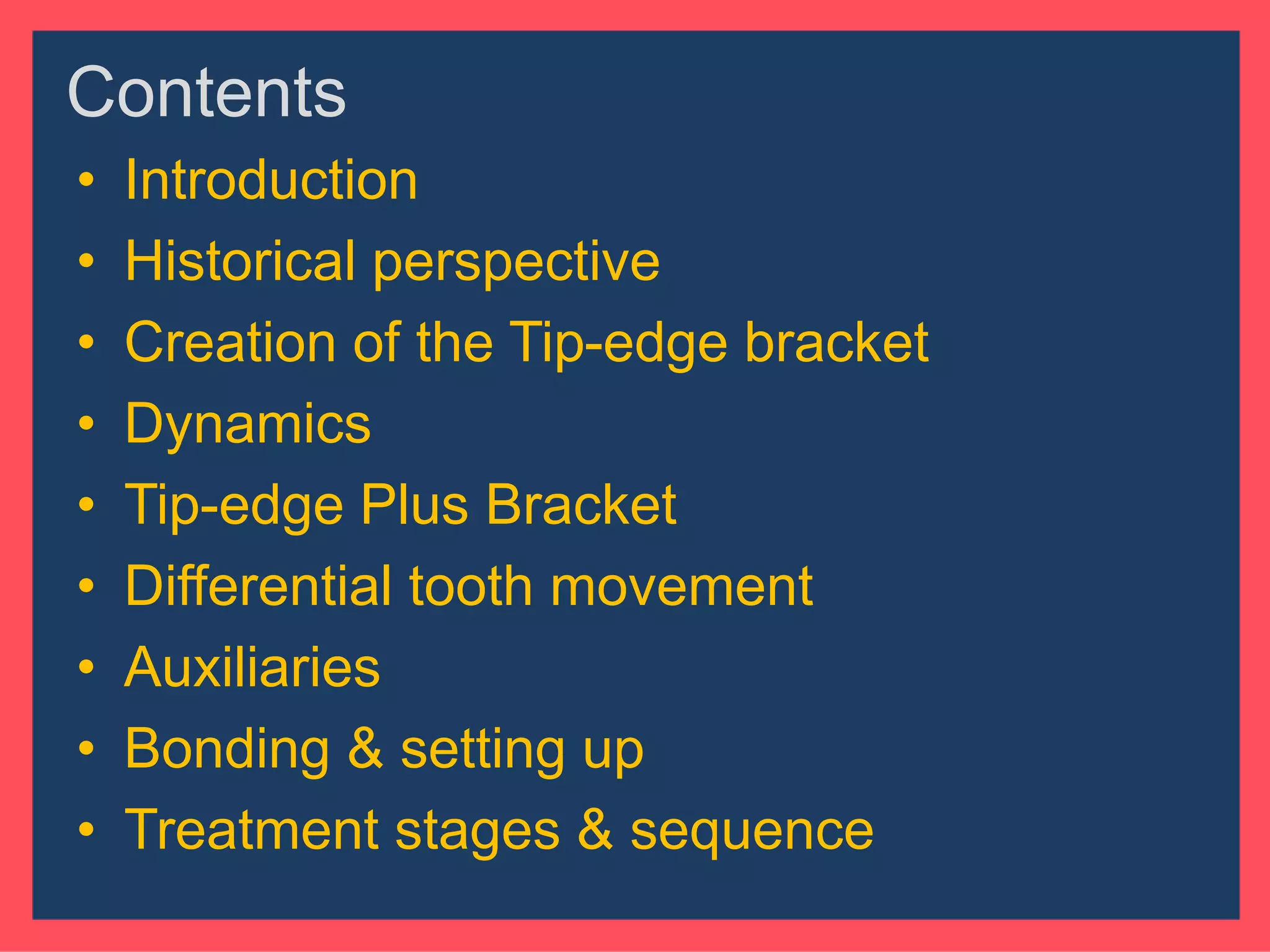 Tip edge appliance | PPTX