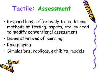 Tip -learning_styles_workshop | PPT