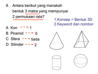 Tip tip menjawab soalan kertas 1 Matematik UPSR | PPT