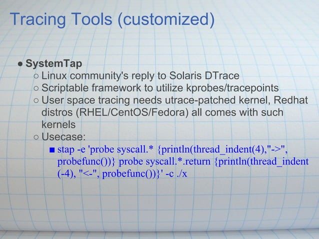 TIP1 - Overview of C/C++ Debugging/Tracing/Profiling Tools | PDF