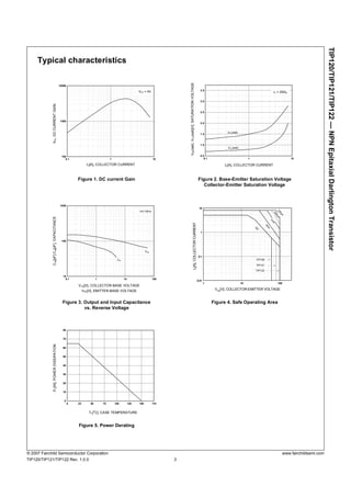 Tip120 datasheet | PDF | Consumer Electronics | Technology & Computing