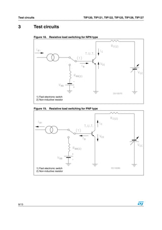 Original PNP Transistor TIP122 5A 100V TO-220 New STMicroelectronics | PDF