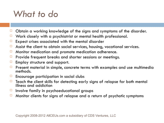 Tip42: Assessment and Treatment of Co-Occurring Disorders | PPT