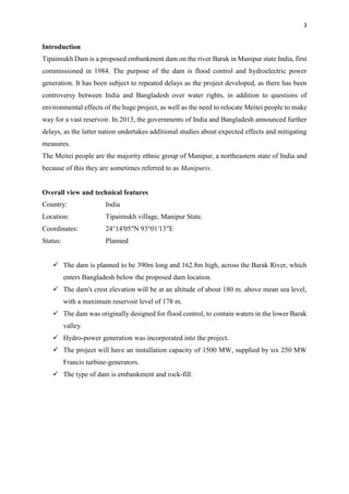 Tipaimukh dam & Bangladesh- M Shahriar Sonet | PDF