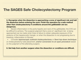 Tip and technique for safe LC | PPT