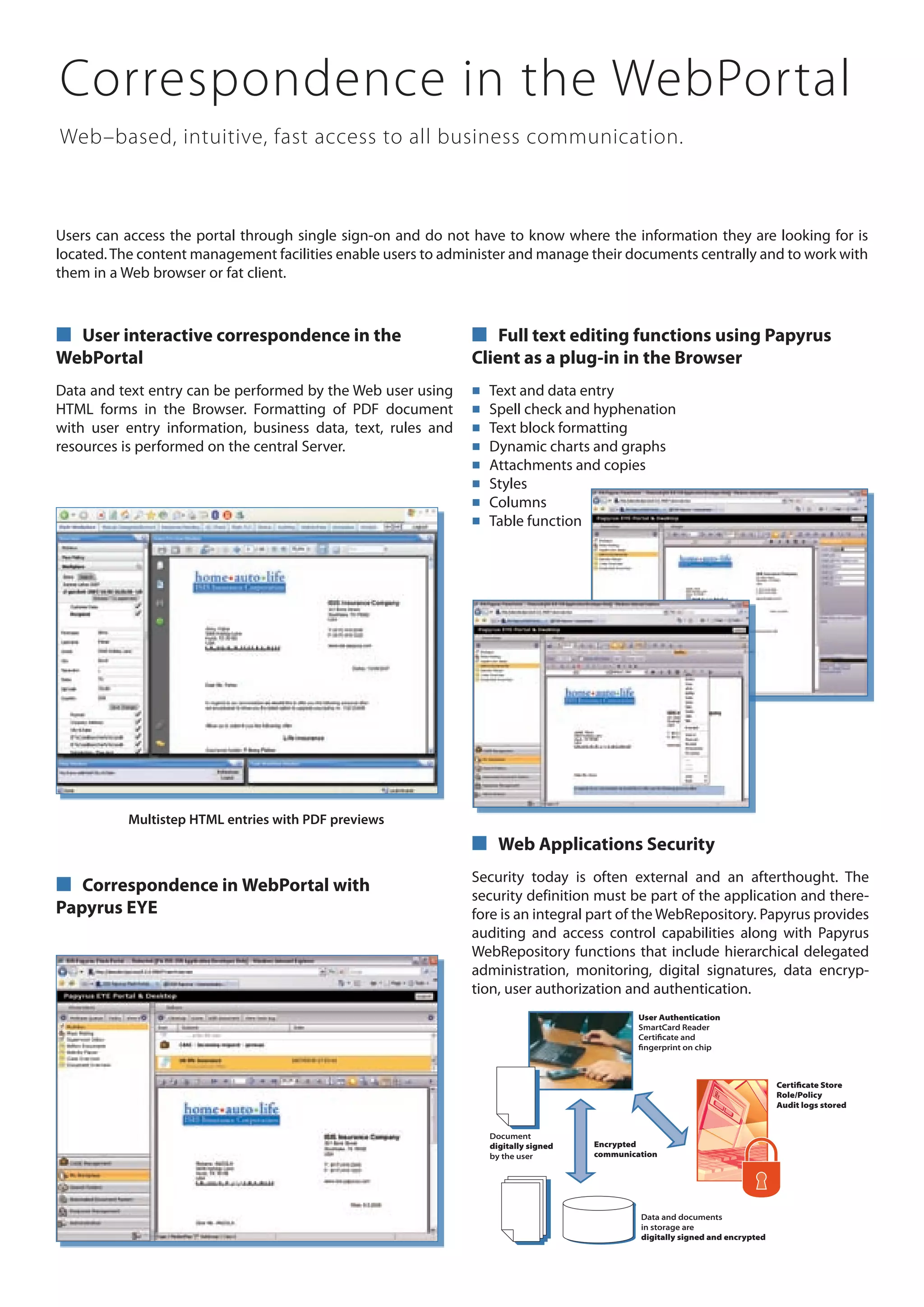 Papyrus Web Applications & Portal - Technology Innovation Brochure by ...