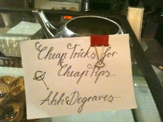 Restaurant Tip Bowl Signs | PPT