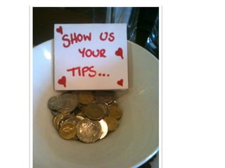 Restaurant Tip Bowl Signs | PPT