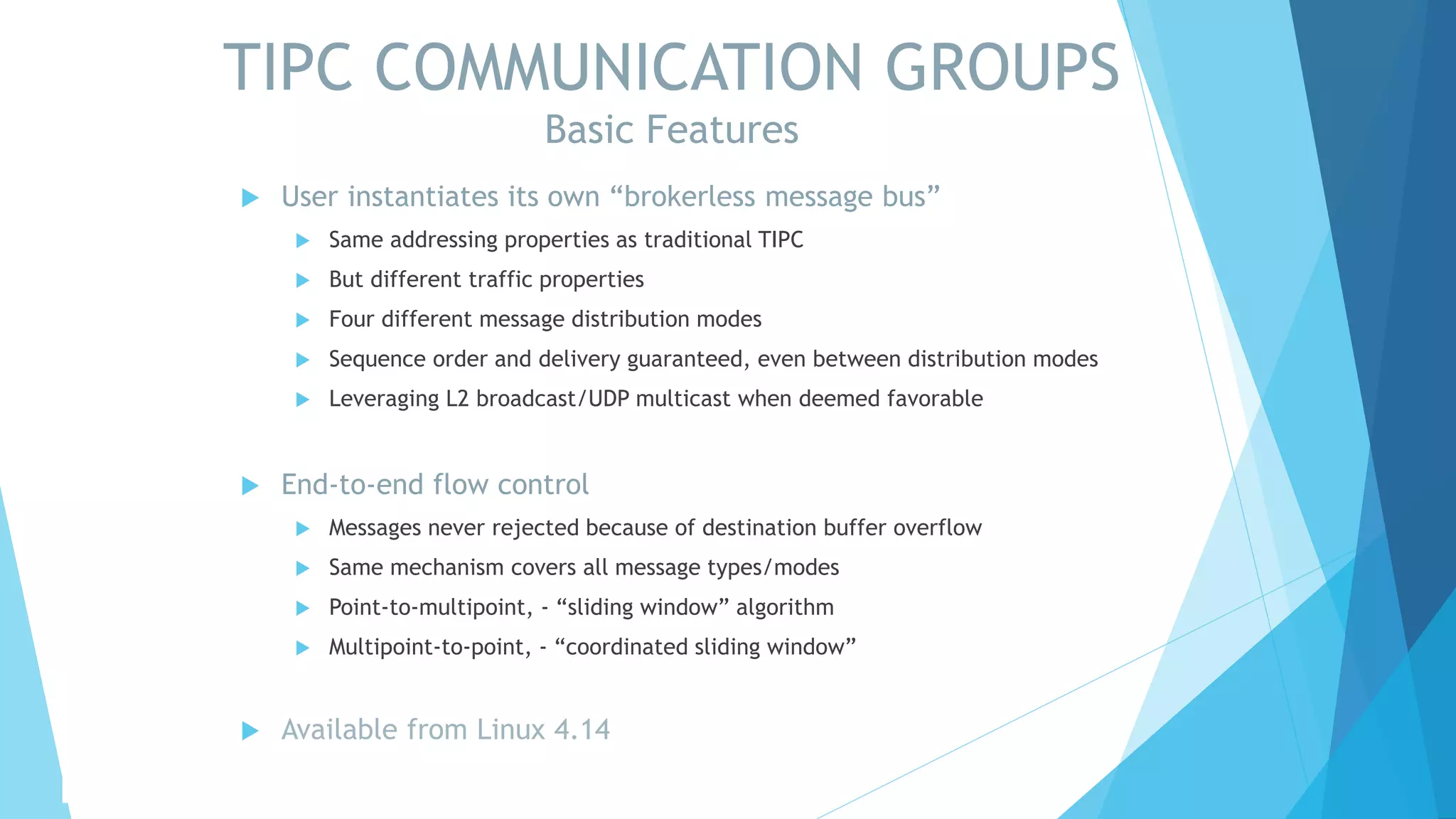 Tipc Communication Groups | PDF