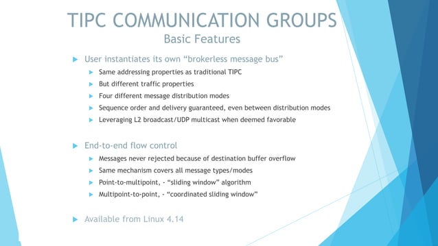 Tipc Communication Groups Pdf Computer Networking Computing