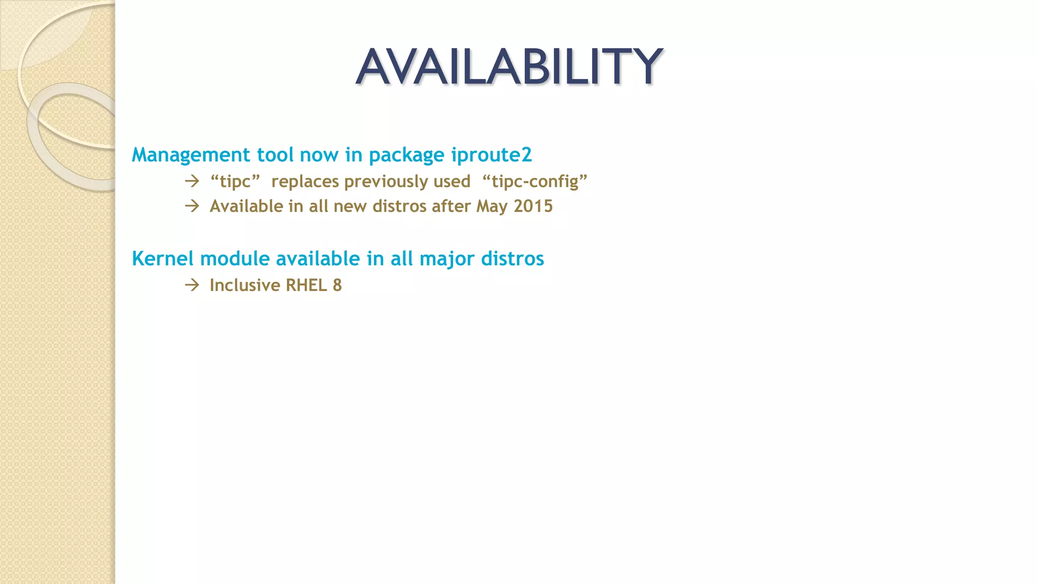 TIPC Roadmap 2021 | PDF