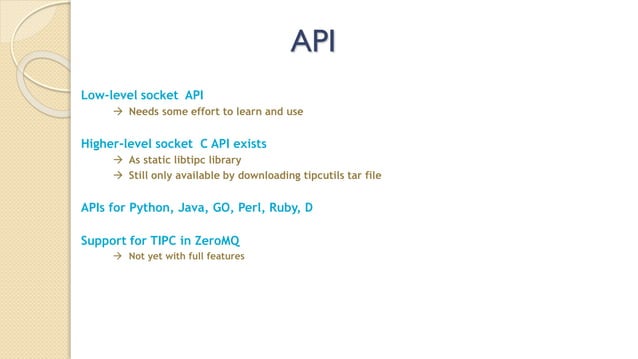 TIPC Roadmap 2021 | PPT