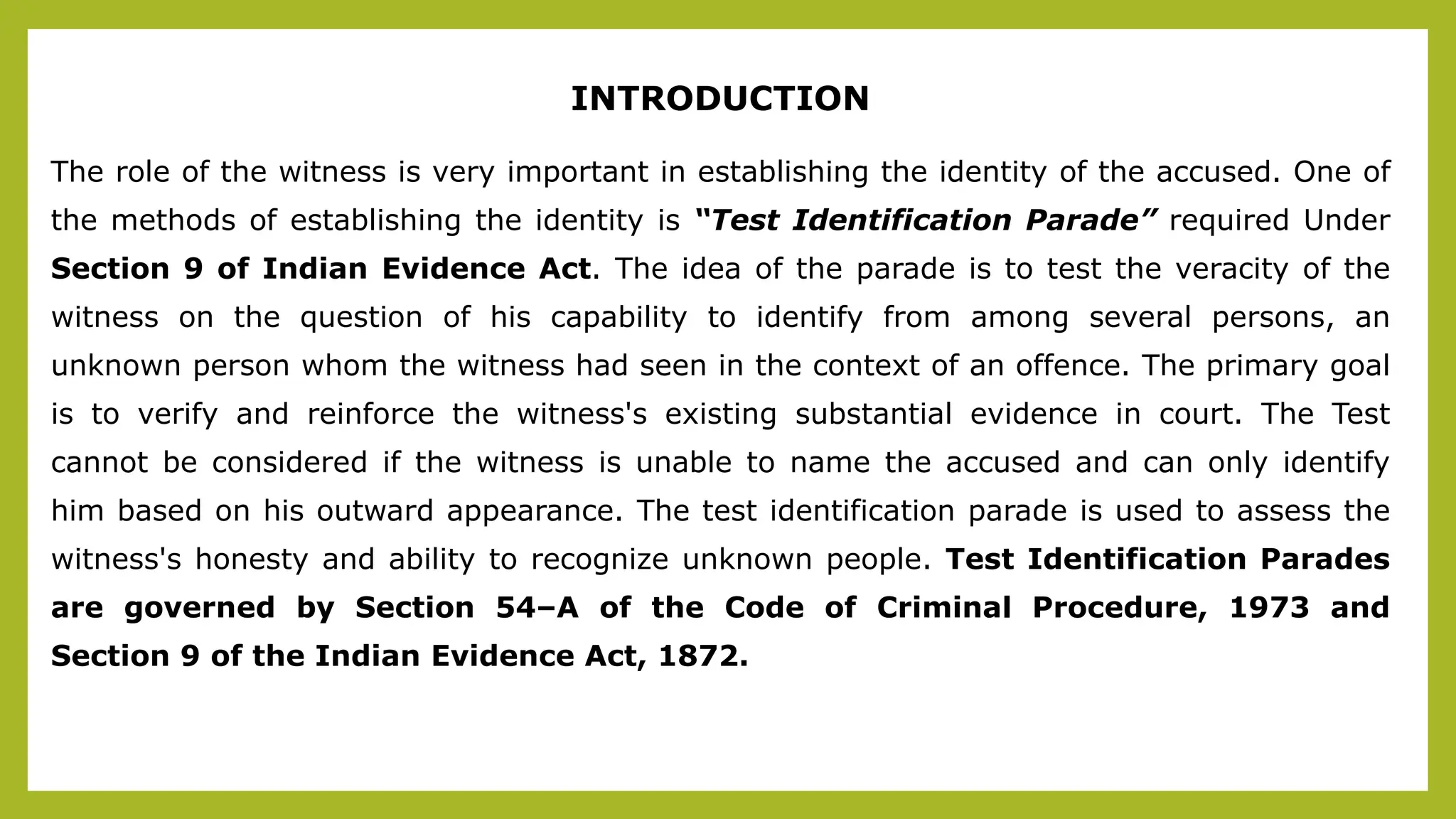 Test Identification Parade & Dying Declaration.pptx