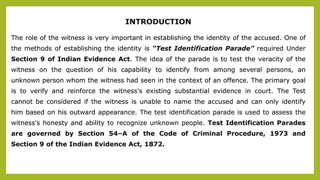 Test Identification Parade & Dying Declaration.pptx