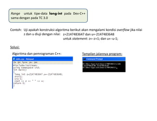 Tipe-Data Dalam C++ Programming-language | PDF