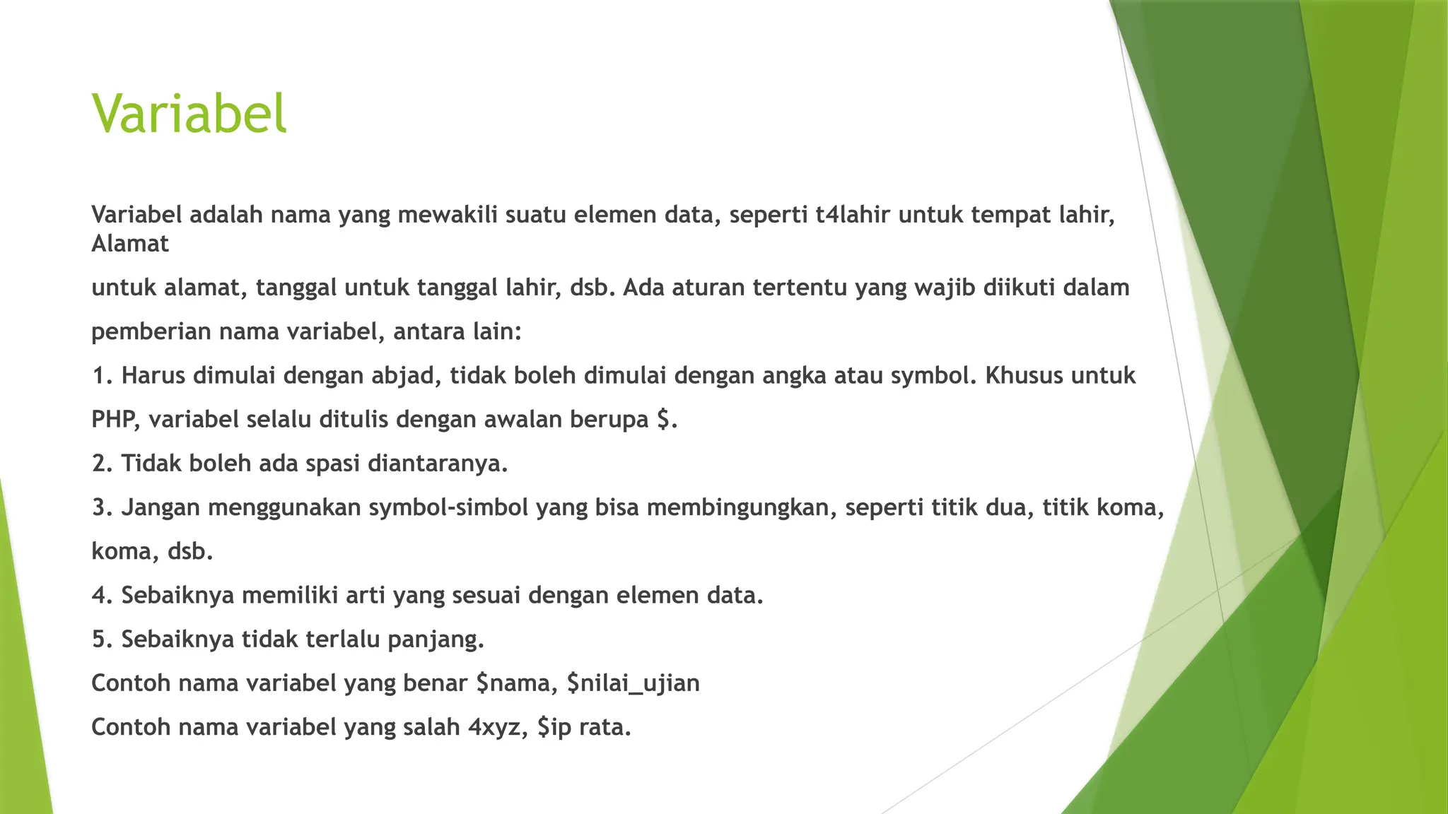 TIPE-TIPE DATA DASAR Kuliah Visualisasi Data.pptx
