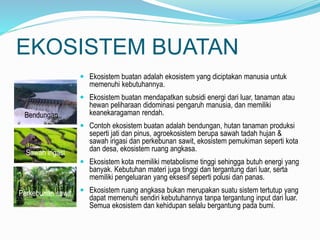 Tipe tipe ekosistem dan kerawanannya | PPT