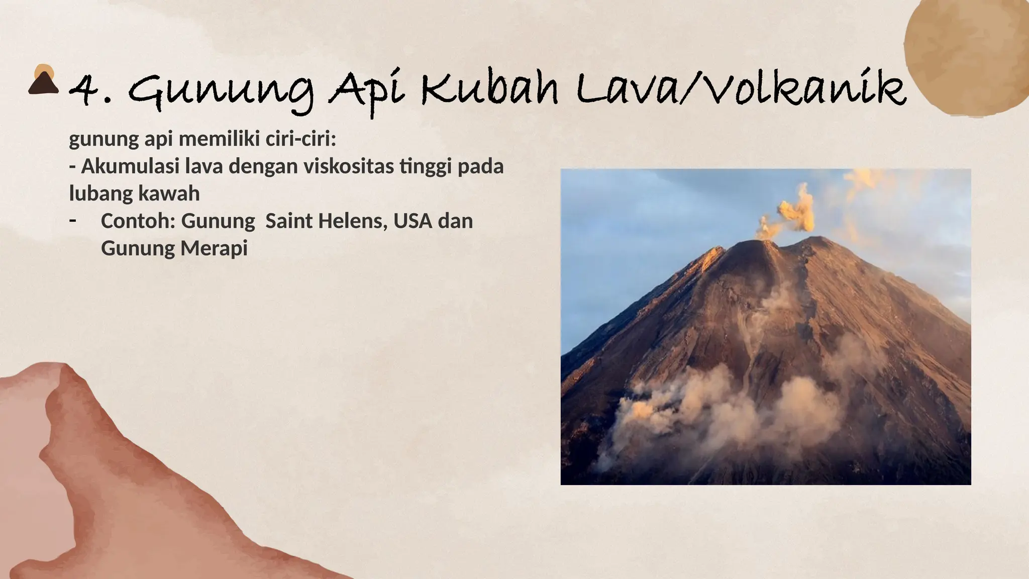 TIPE-TIPE GUNUNG API.............................. | PPTX