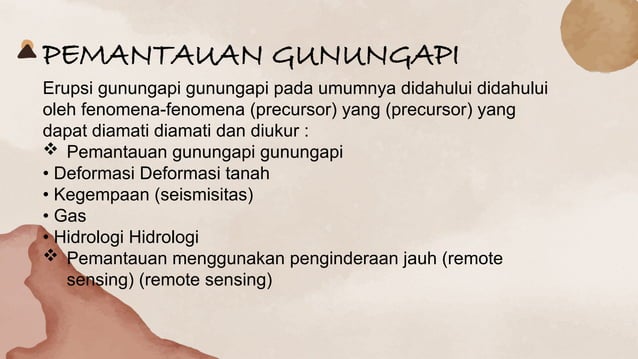 TIPE-TIPE GUNUNG API.............................. | PPTX