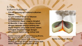TIPE-TIPE GUNUNG API.............................. | PPTX