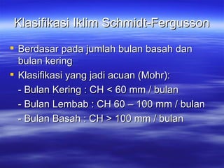 Pelajaran Geografi (Tipe tipe iklim) | PPT