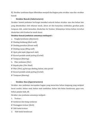 Tipe tipe jembatan | DOCX