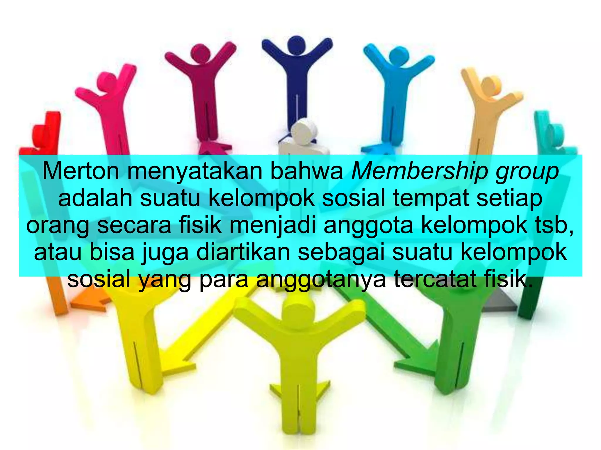 tipe-tipe kelompok sosial (kelompok anggota dan kelompok acuan ...