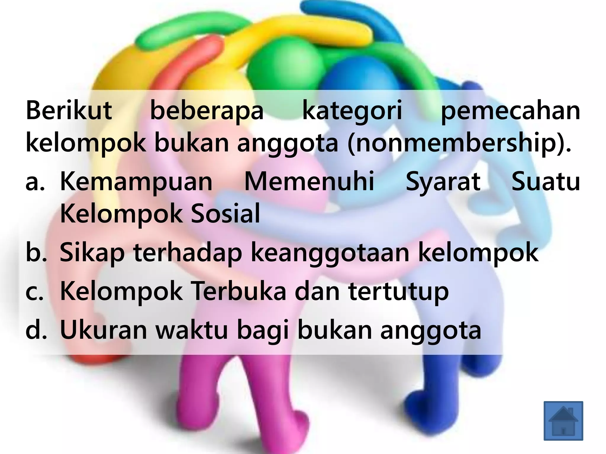 tipe-tipe kelompok sosial (kelompok anggota dan kelompok acuan ...