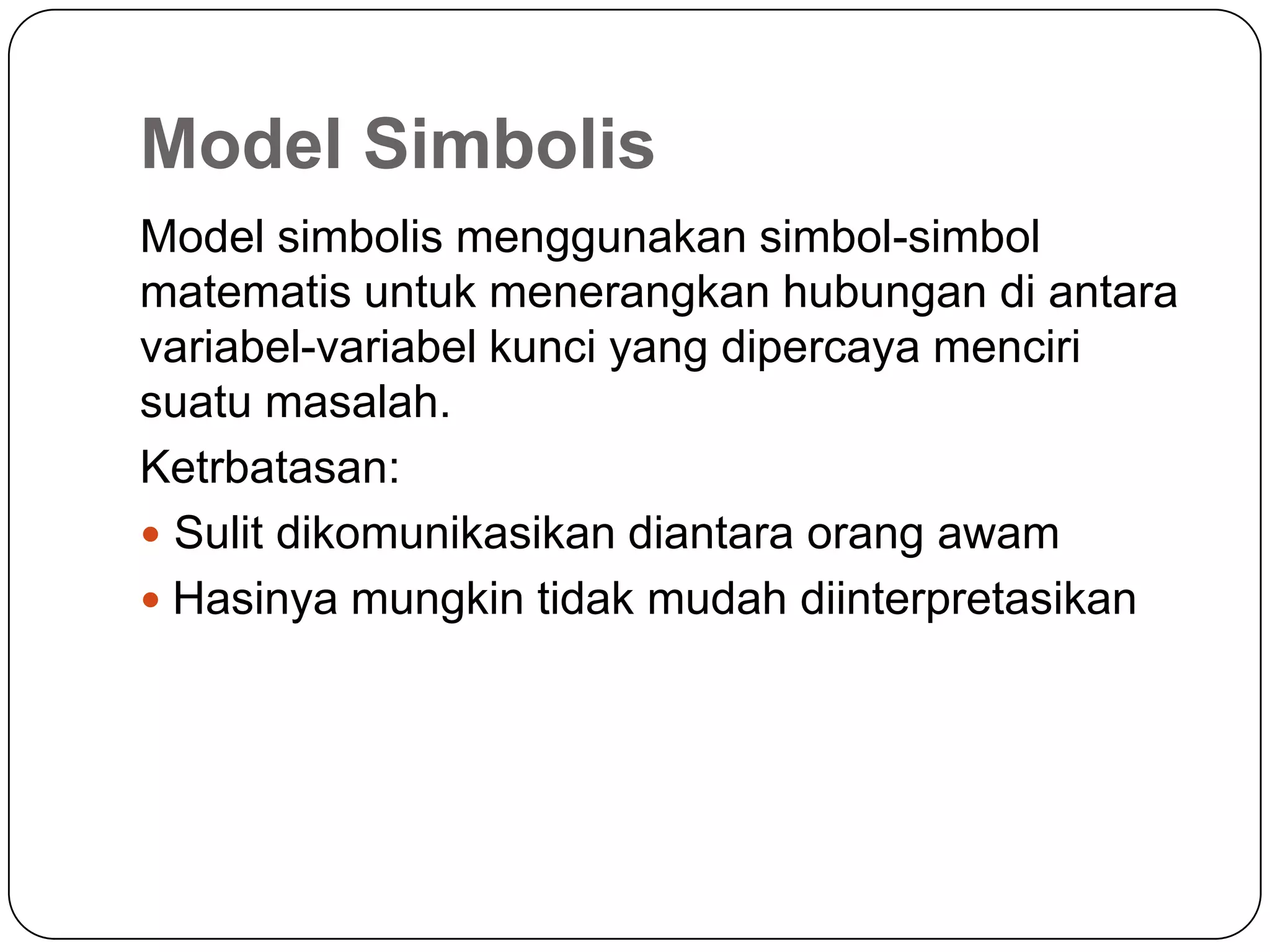 Tipe tipe model kebijakan | PPTX