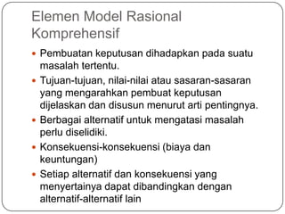 Tipe tipe model kebijakan | PPTX