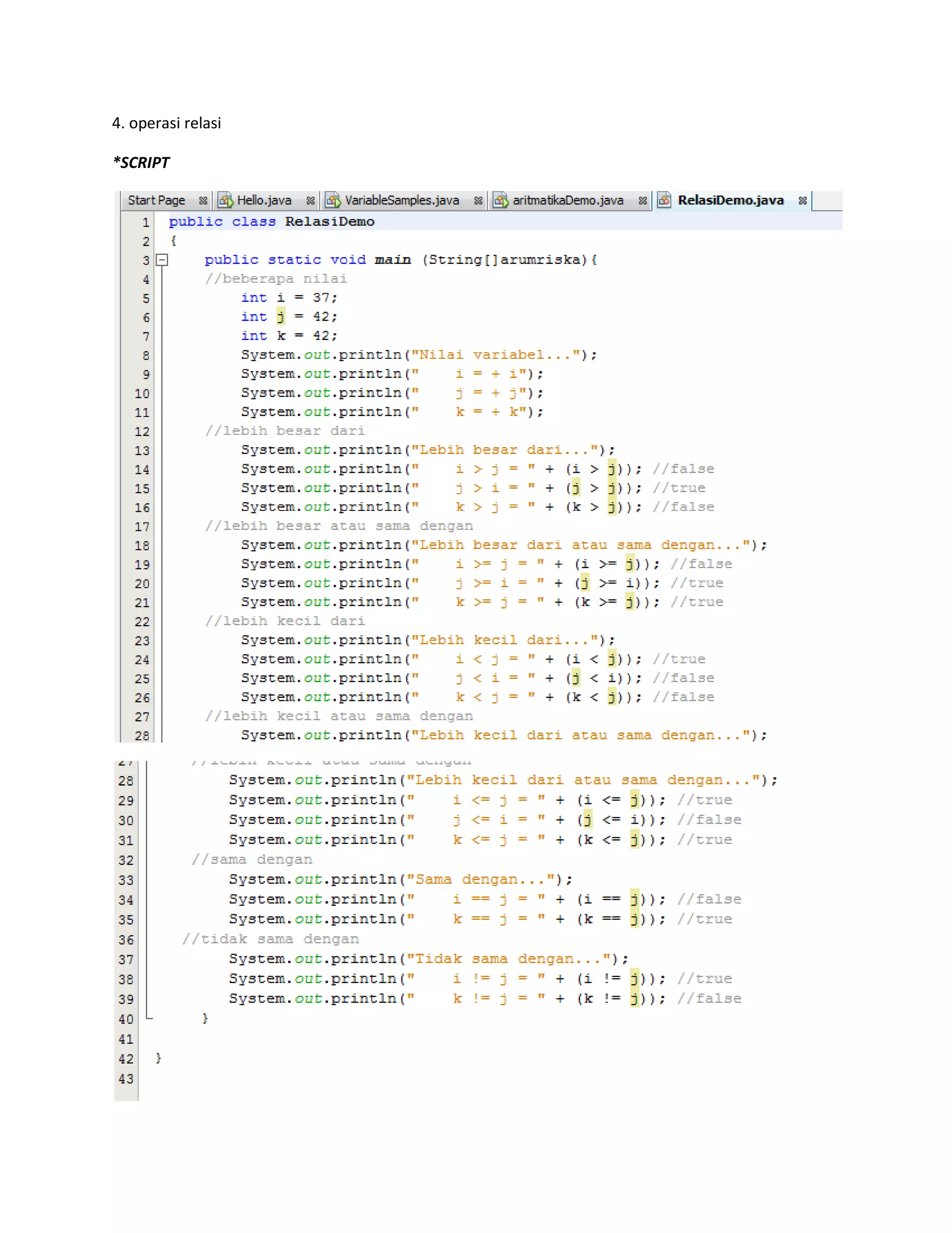 Tipe analisis program | DOCX