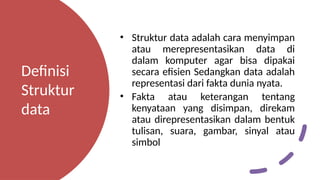 Tipe Data dalam struktur data semester 2 | PPTX