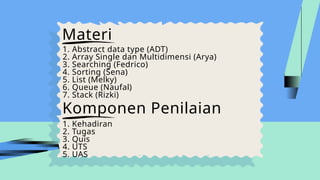 Tipe Data dalam struktur data semester 2 | PPT